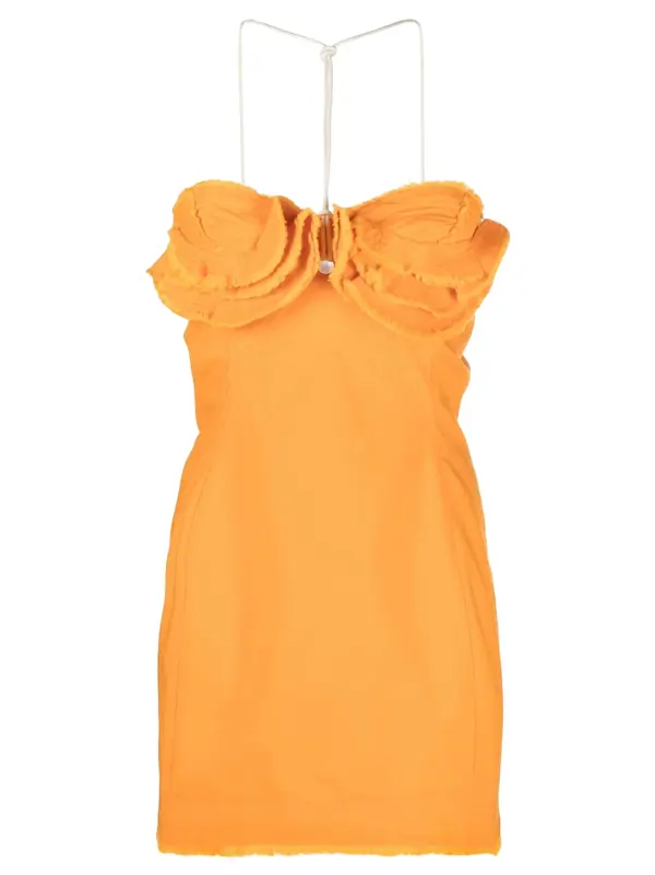 Jacquemus La Robe Artichaut Minidress - Orange