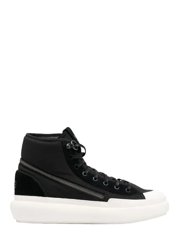 Y3 Ajatu Court High-top Sneakers - Black