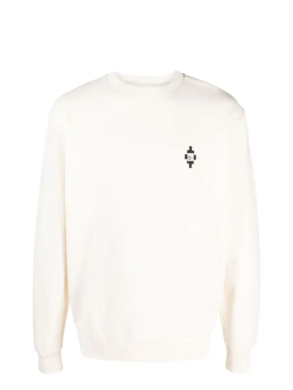 COUNTY OF MILAN Abracadabra Crew-neck Sweatshirt - White