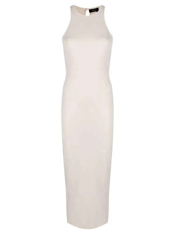 ANOUKI Racerback Midi Dress - White