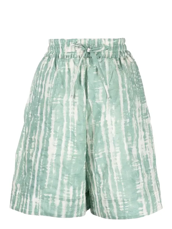 TOOGOOD Tie-dye Diver Shorts - Green