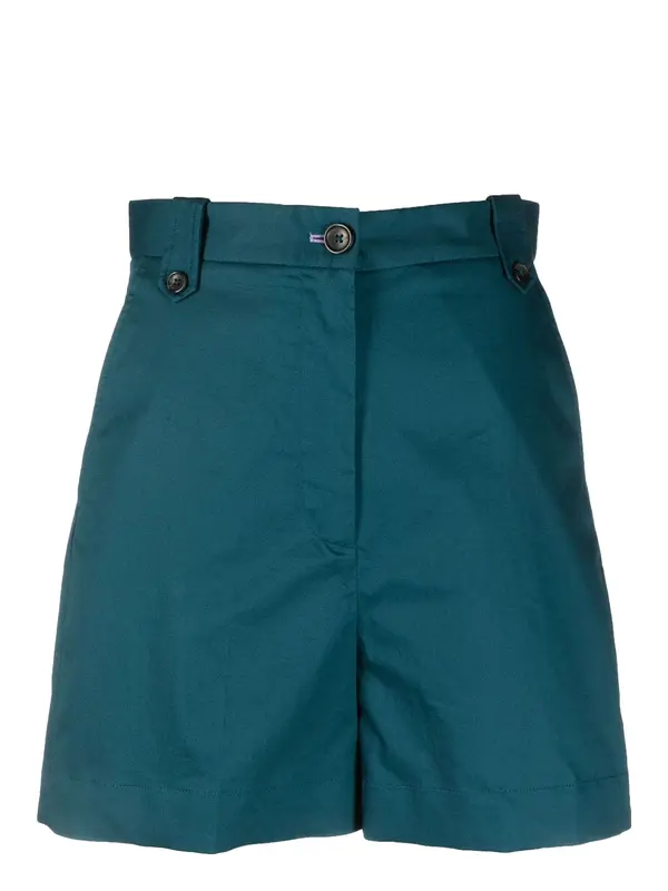 Paul Smith High-waisted Mini Shorts - Blue