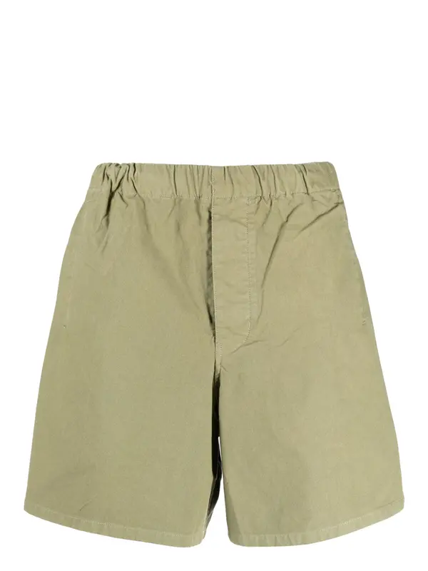 Barbour Elasticated-waist Bermuda Shorts - Green