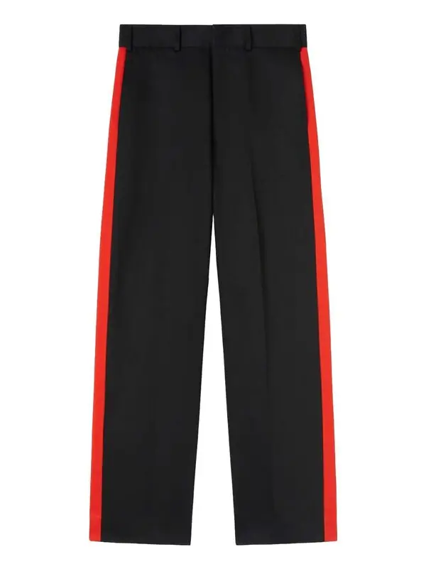 Palm Angels X Haas Moneygram Racing Stripe Trousers - Black