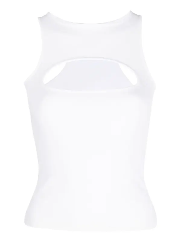 Dsquared2 Cut-out Tank Top - White