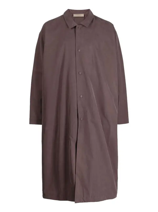 Fear Of God Twill-weave Single-breasted Coat - Brown