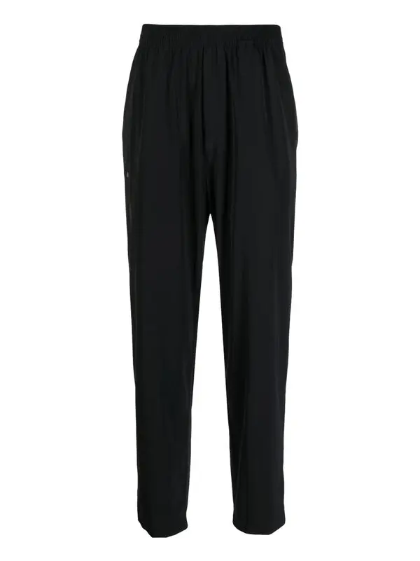 TRIBE AND TRUE Logo Patch Elasticated Waist Trousers - Black