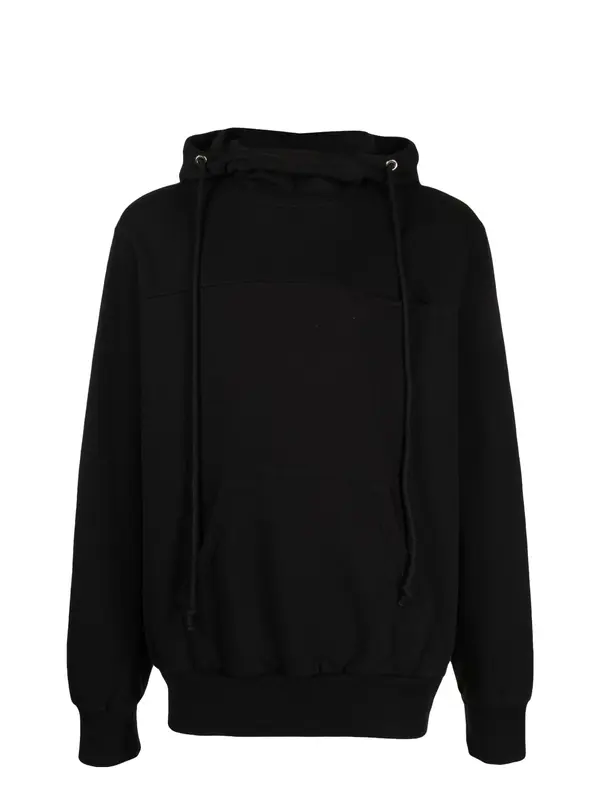 WINNIE N.Y.C Long-sleeve Cotton Hoodie - Black