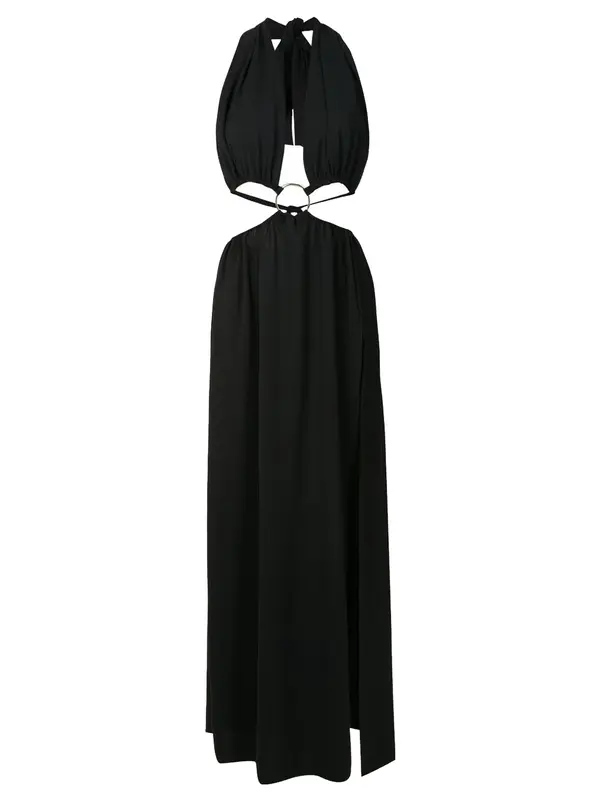 OLYMPIAH Cut-out Maxi Dress - Black