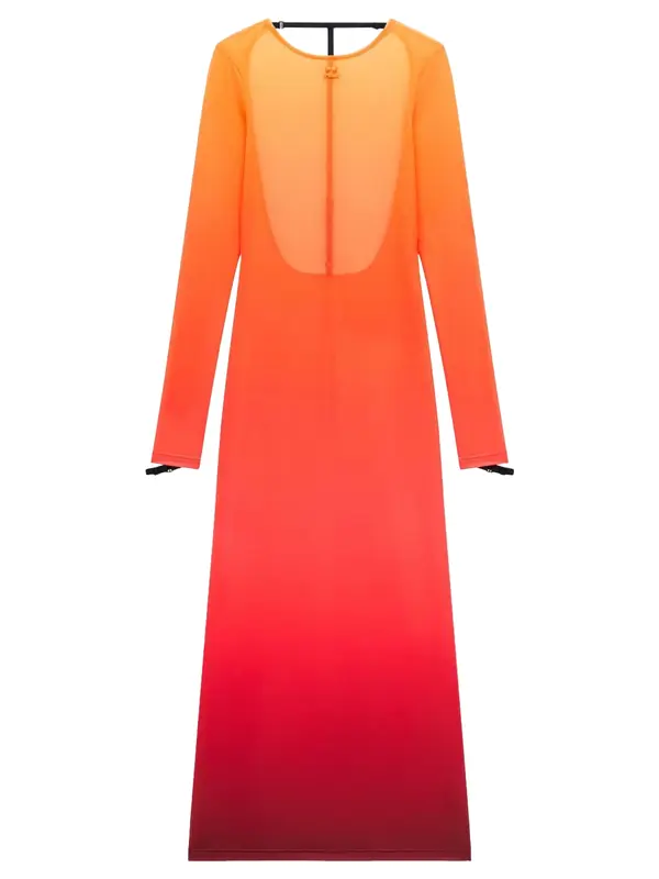 COURREGES Gradient-effect Dress - Orange