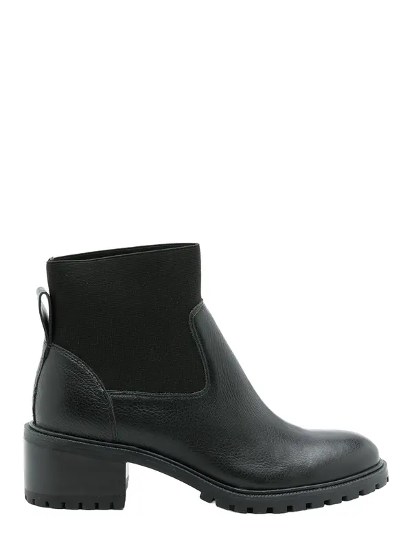 STUDIO CHOFAKIAN Leather Melrose Boots - Black