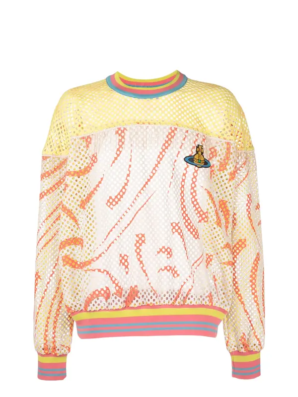 VIVIENNE WESTWOOD Fresh Mesh Sweatshirt - Yellow