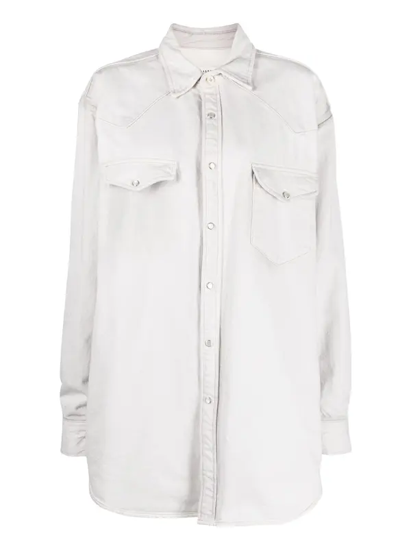 MAISON MARGIELA Selvedge Denim Shirt - Grey