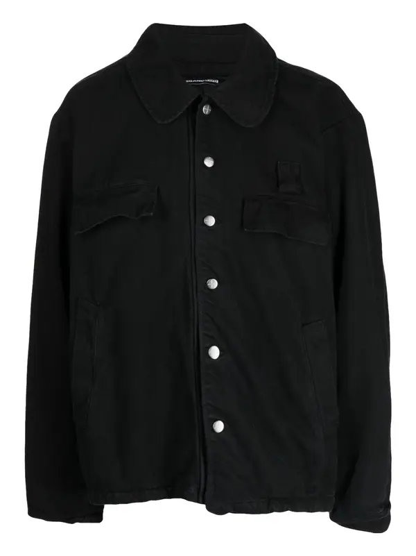 FOO AND FOO Buttoned Denim Jacket - Black