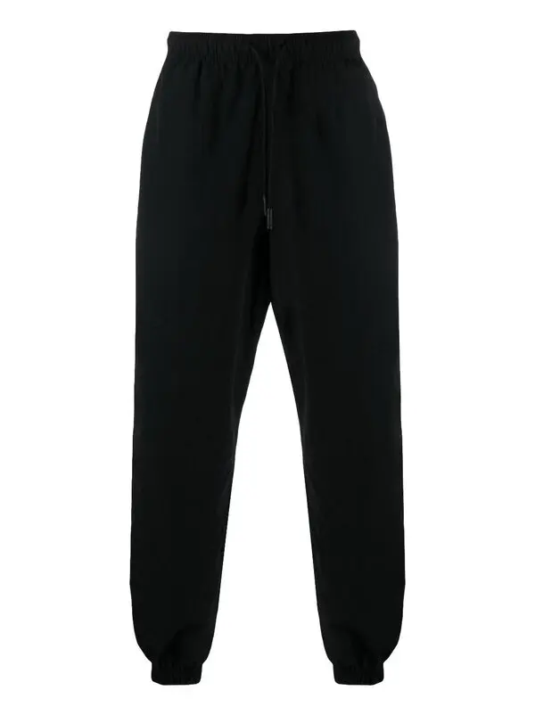 COUNTY OF MILAN Logo-patch Track Pants - Black