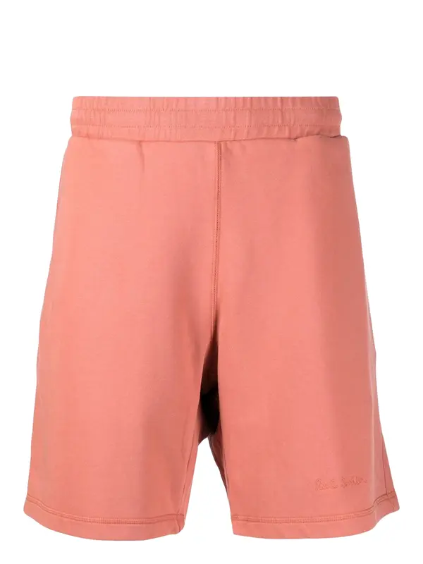 Paul Smith Organic Cotton Track Shorts - Pink