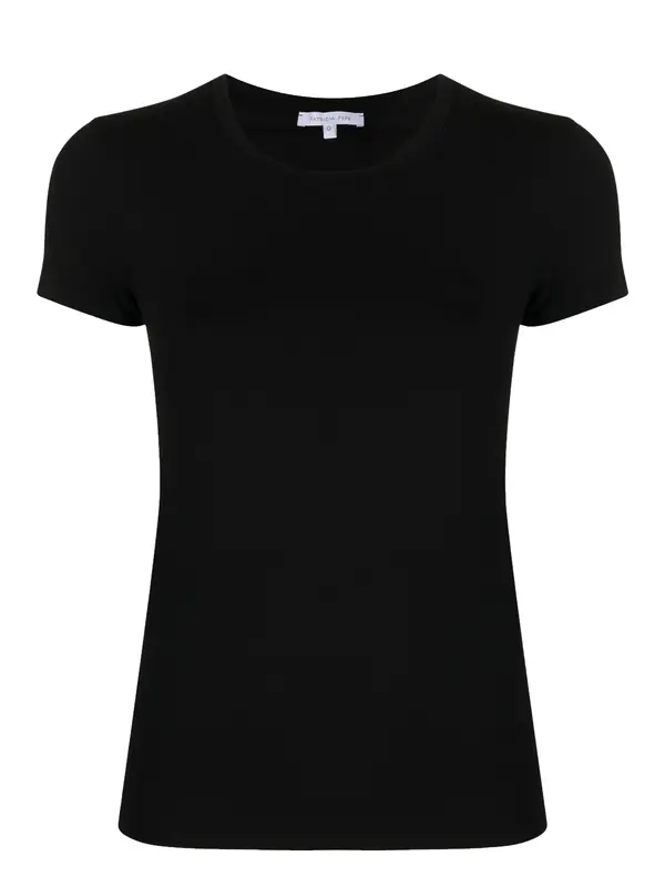 Patrizia Pepe Rhinestone-logo T-shirt - Black