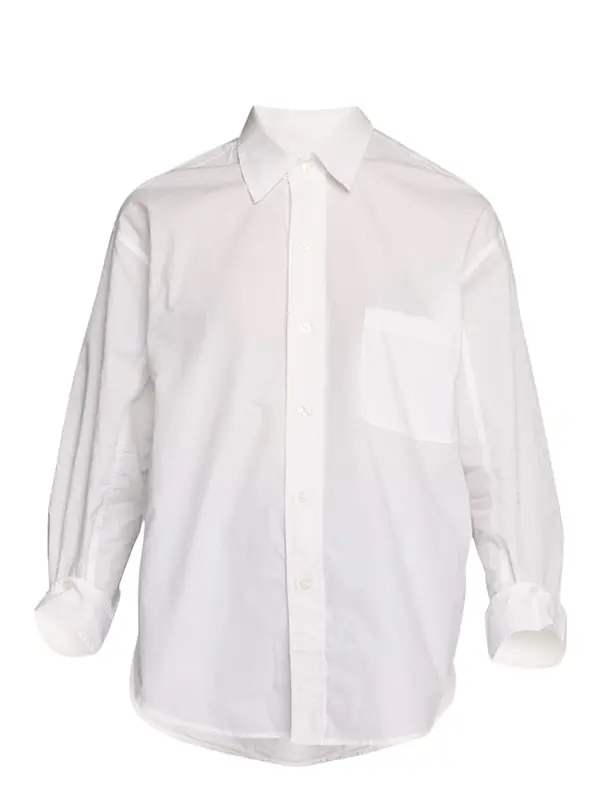 Citizens Of Humanity Kayla High-low Shirt - Optic White