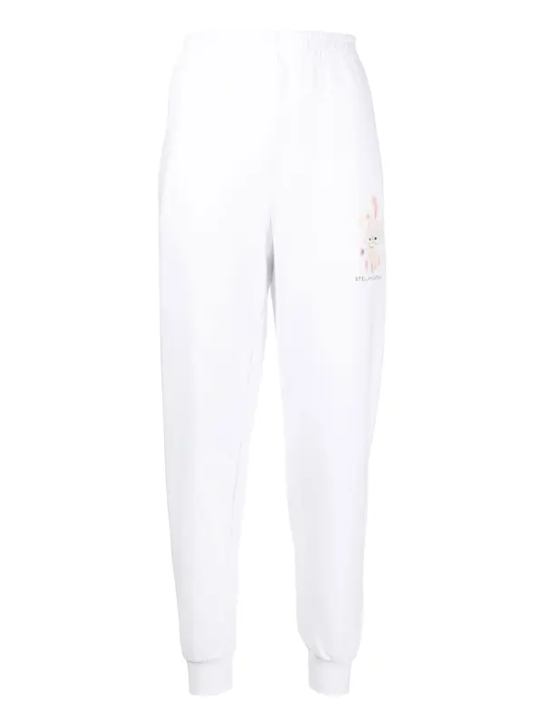 Stella McCartney Graphic-print Tapered Track Pants - White