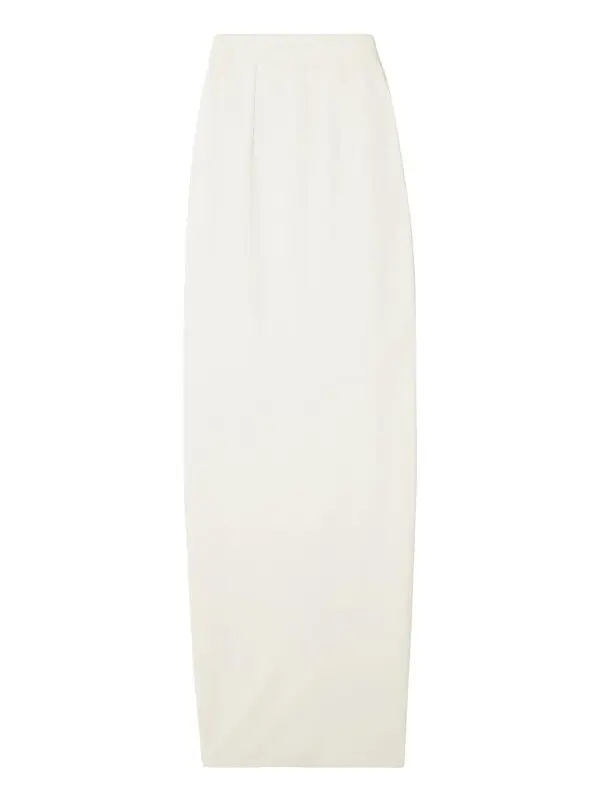 CLIO PEPPIATT Stretch-crepe Maxi Skirt - Neutrals