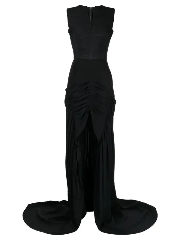 Maticevski Totem Draped Gown - Black