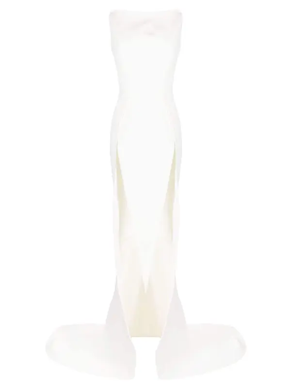 Maticevski Obsession Fishtail-train Gown - White