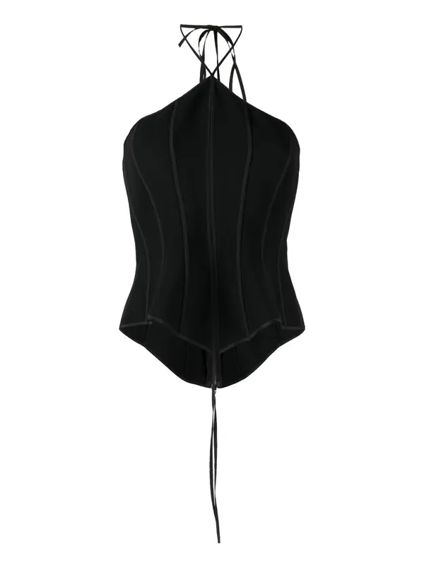 Maticevski Intuit Bustier Top - Black
