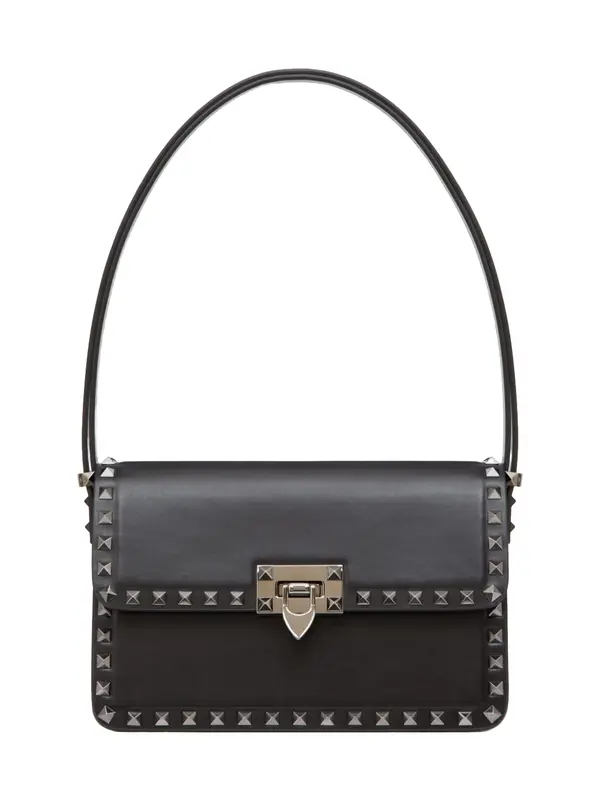 Valentino Garavani Rockstud 23 Shoulder Bag - Black
