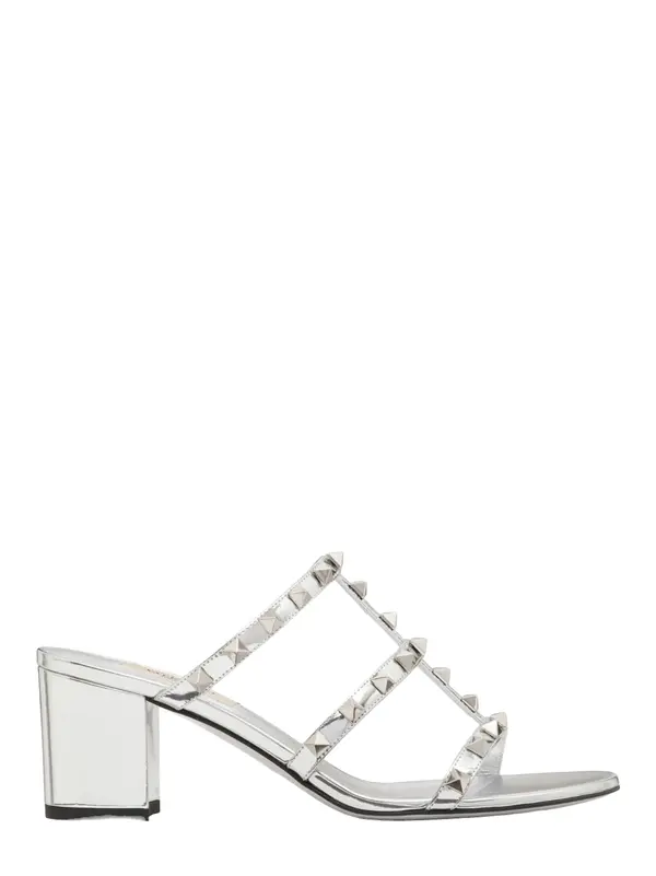 Valentino Garavani 60mm Rockstud Sandals - Silver