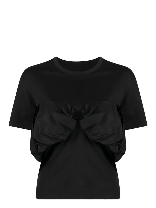 JNBY Ruffled T-shirt - Black