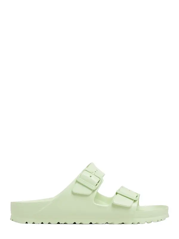 BIRKENSTOCK Buckled Flat Slides - Green