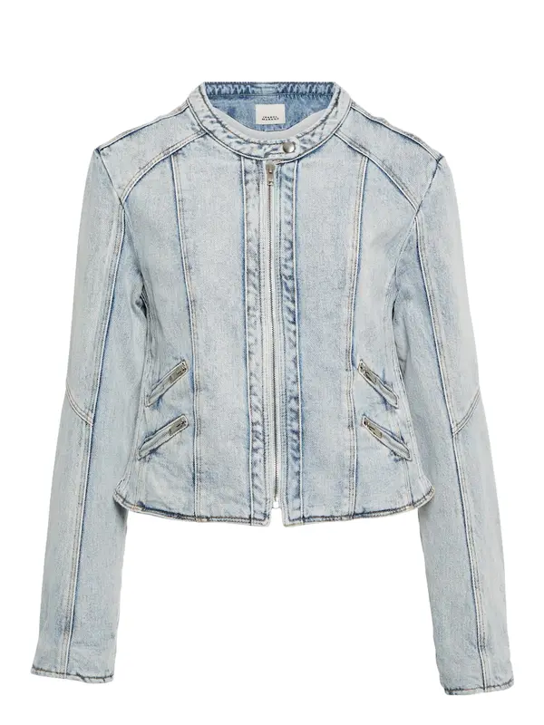 Isabel Marant Leys Denim Jacket - Blue