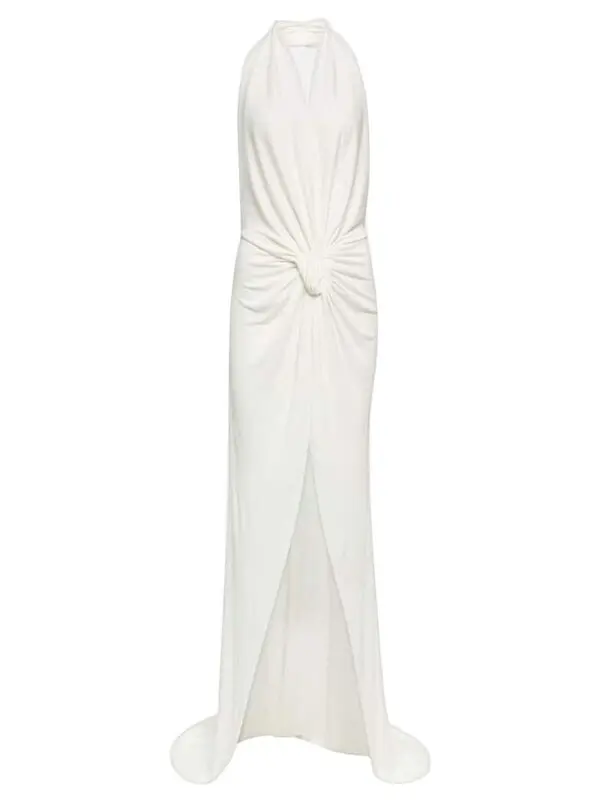 Costarellos Bridal Aspasia Halterneck Gown - White