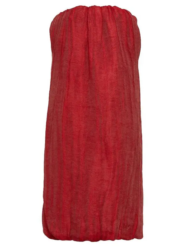 Khaite Yara Cotton-blend Midi Dress - Red