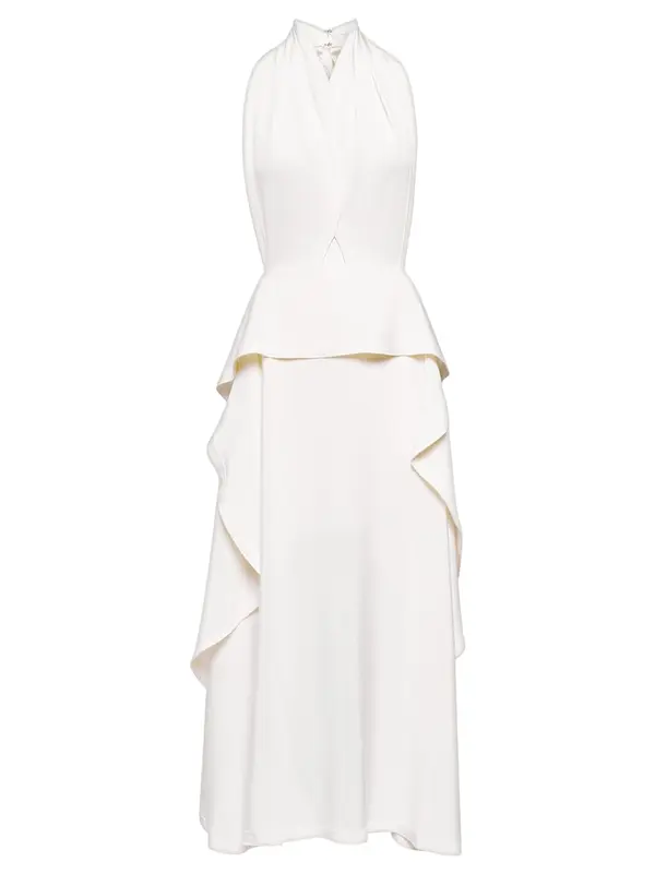 Victoria Beckham Cutout Gown - White
