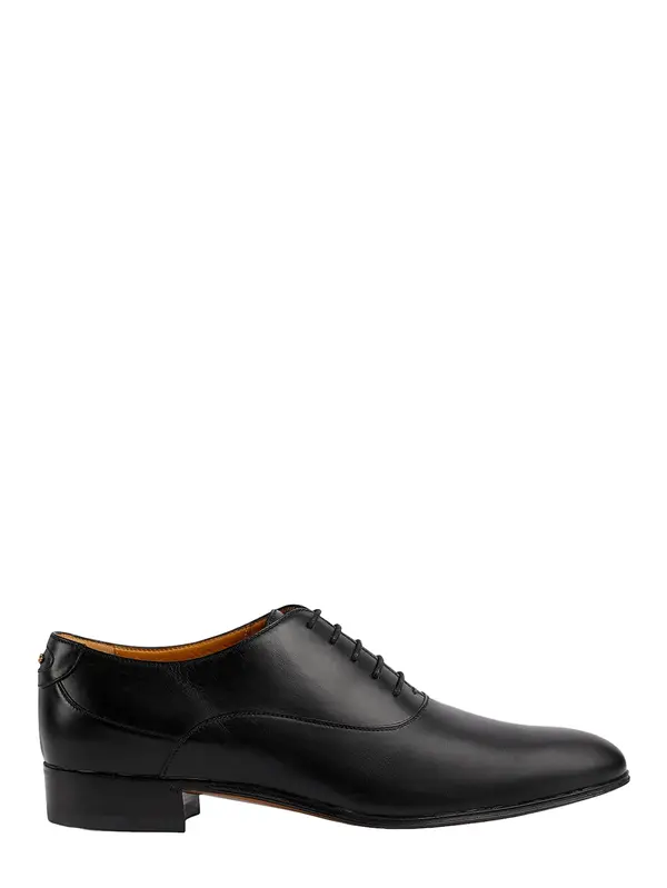 Gucci Adel Leather Oxfords - Black