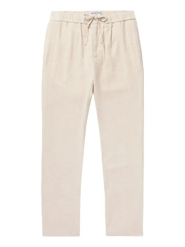 Frescobol Carioca Oscar Straight-leg Trousers - Neutrals
