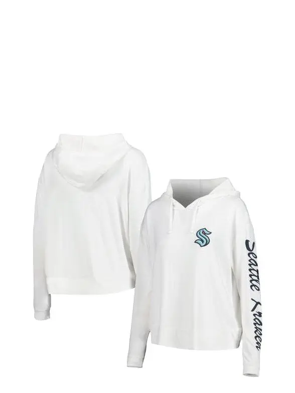 CONCEPTS SPORT Cream Seattle Kraken Accord Hacci Hoodie - White