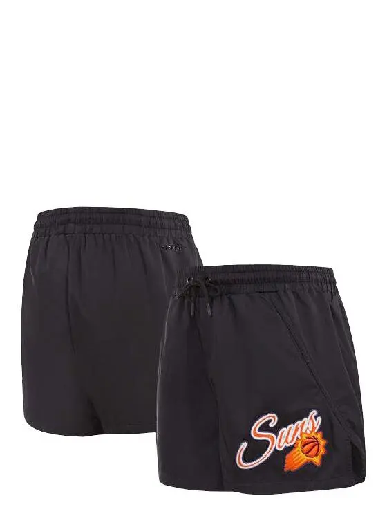 PRO STANDARD Phoenix Suns Script Woven Shorts - Black