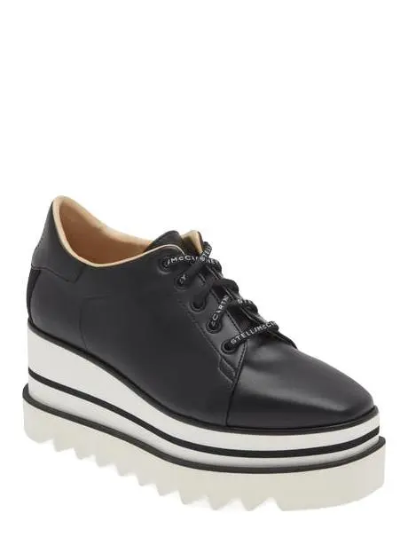 Stella McCartney Sneak-elyse Platform Sneaker - 1065 Black/white