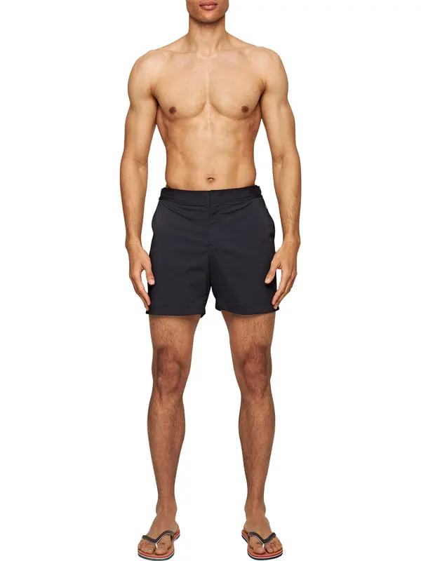 Orlebar Brown Bulldog Piped Nylon Swim Shorts - Night Iris