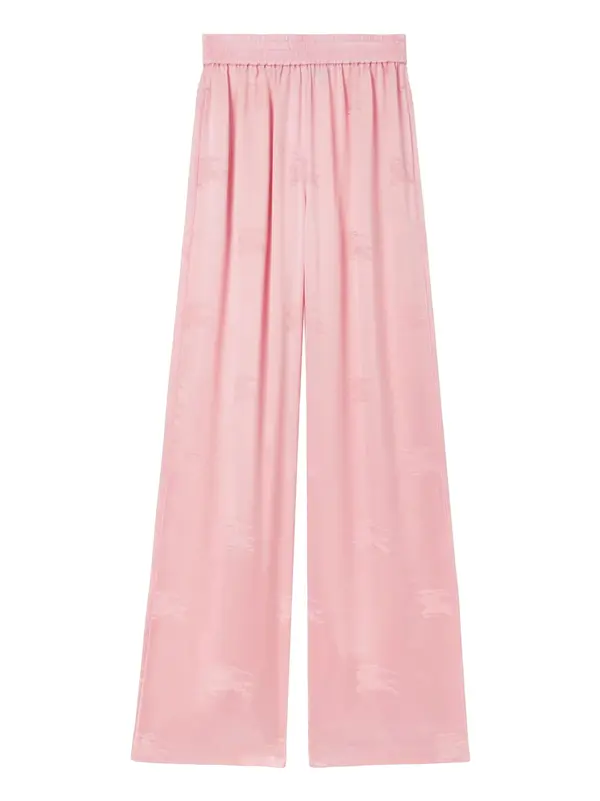 Burberry Ekd Jacquard Trousers - Pink