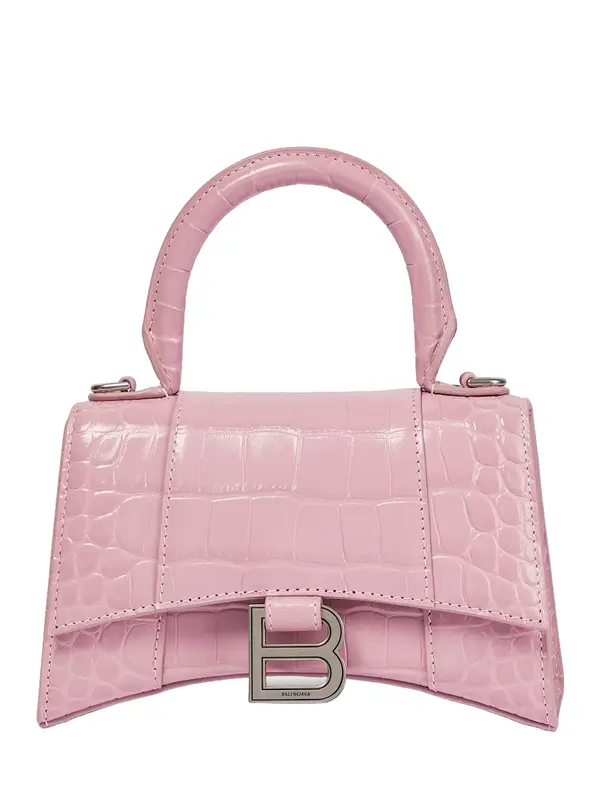 Balenciaga Hourglass Small Tote - Pink