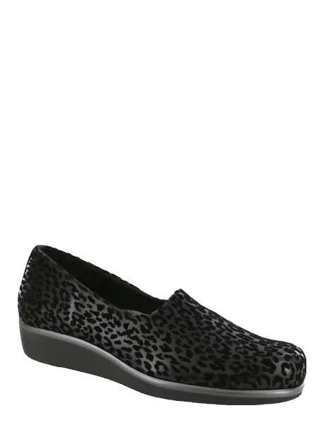 SAS Bliss Slip-on Loafer - Black Leopard