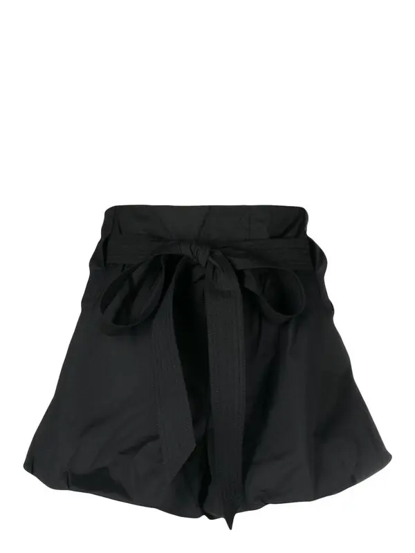 Philosophy Di Lorenzo Serafini Puffball Hem Mini Shorts - Black
