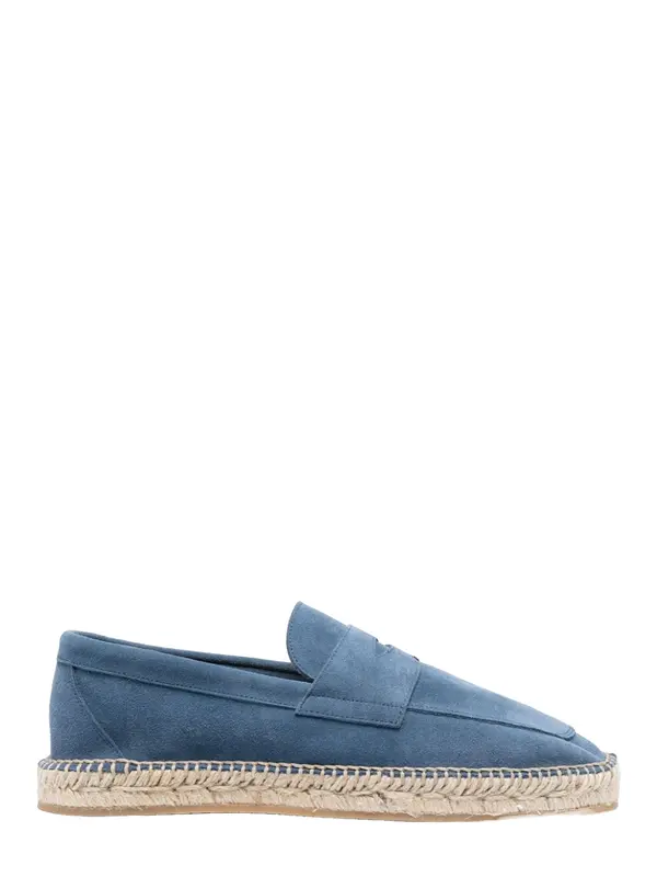 SCAROSSO Suede Espadrilles - Blue
