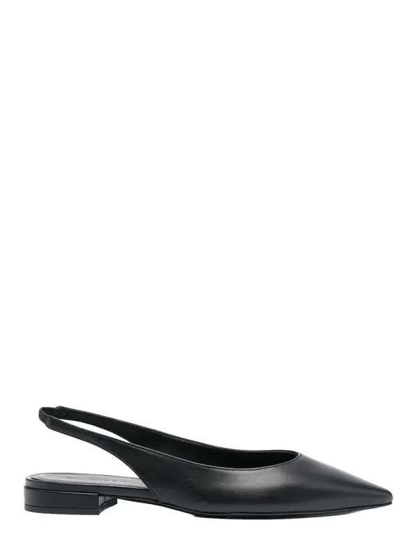 SCAROSSO Slingback Ballerinas - Black