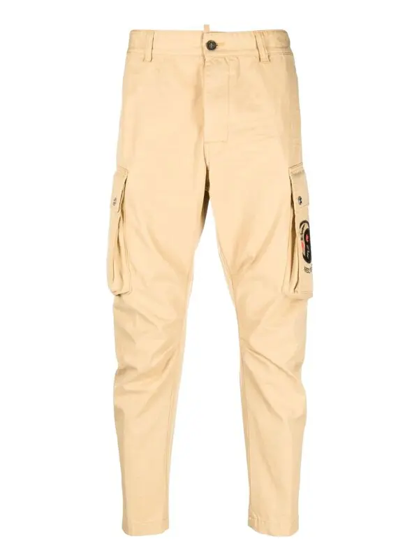 Dsquared2 Tapered-leg Cargo Pants - Neutrals