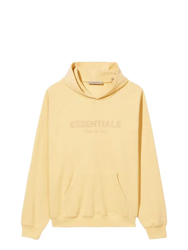 Fear Of God Logo-print Hoodie - Yellow