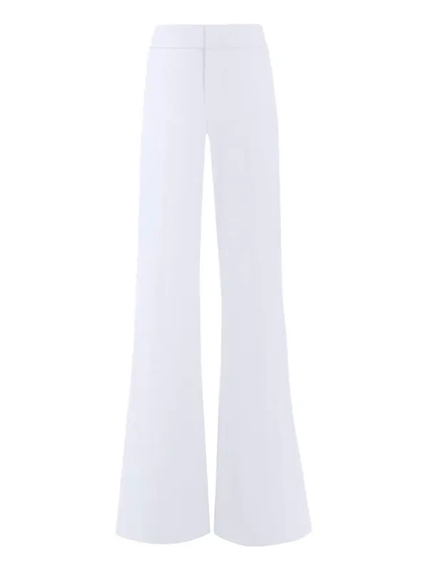 Alice + Olivia Dylan Wide-leg Trousers - White